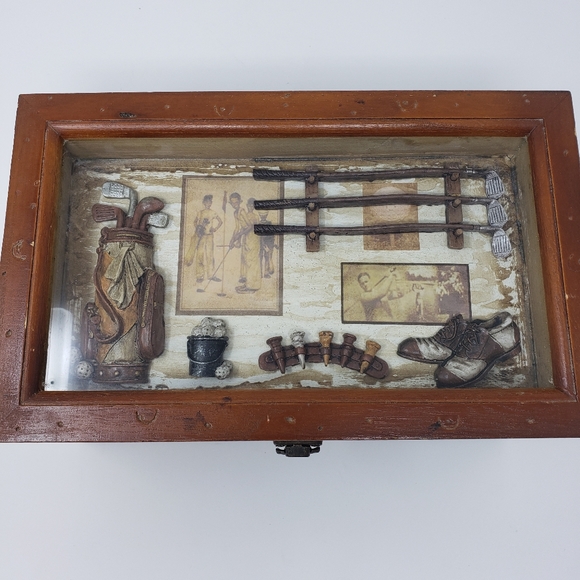 Accents | Golf Shadow Box With Storage | Poshmark